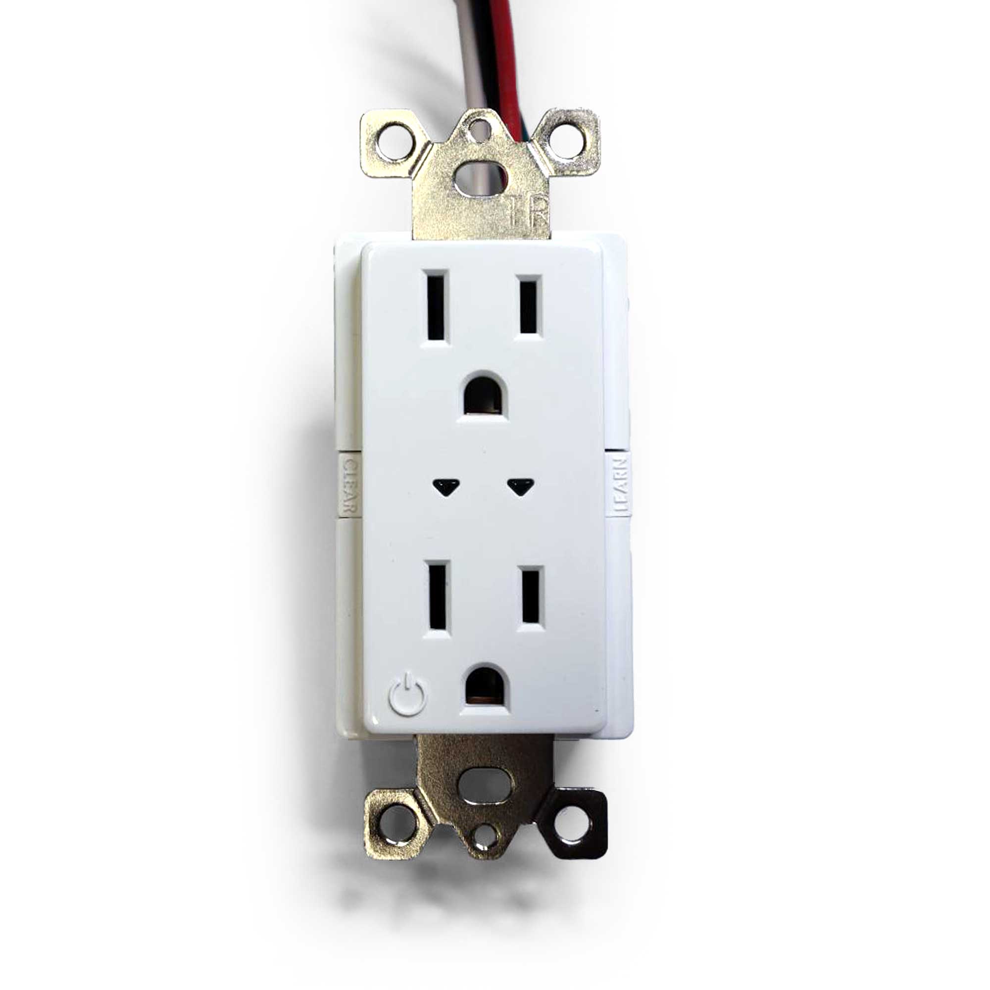 Split Duplex Controlled Outlet - White – Prism One